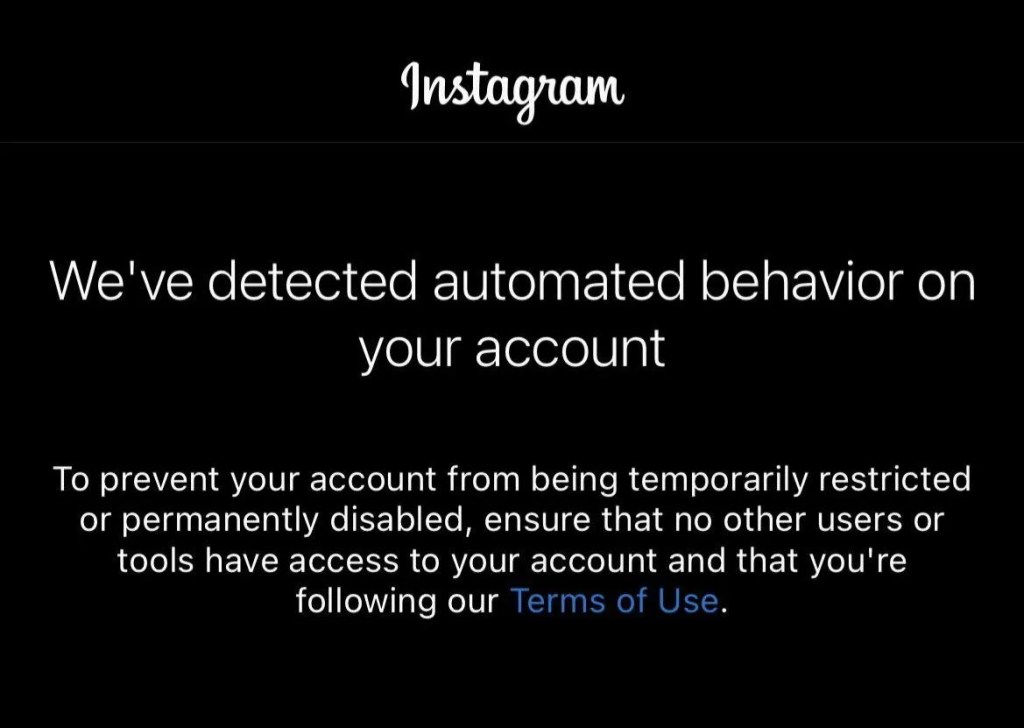 How To Fix Weve Detected Automated Behavior On Your Account On