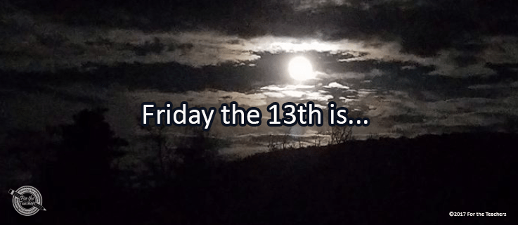 Writing Prompt For October 13 Friday The 13th For The Teachers