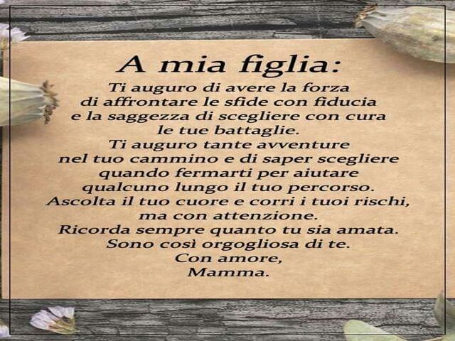 Goauguri Figlia Femmina Poesia Buon Compleanno Figlia Mia