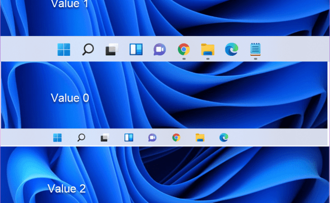 Customize Windows 11 Taskbar Move Resize Taskbar In Windows 11 Rainy