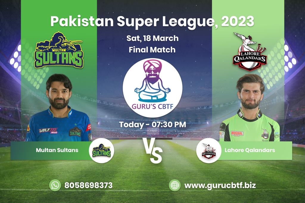 Psl 2023 Final Multan Sultan Vs Lahore Qalandars Gurucbtf