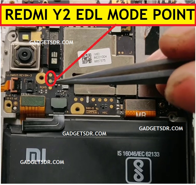 Xiaomi Redmi Y2 Edl Mode Point Isp Pinout Emmc Test Point Free