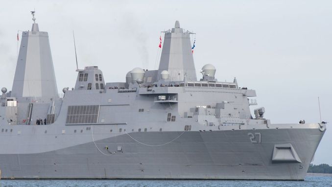 Uss Portland Lpd 27 Fired Powerful Laser Weapons To Destroy Drones