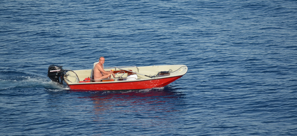 Im Naked On A Boat Great Big Scary World