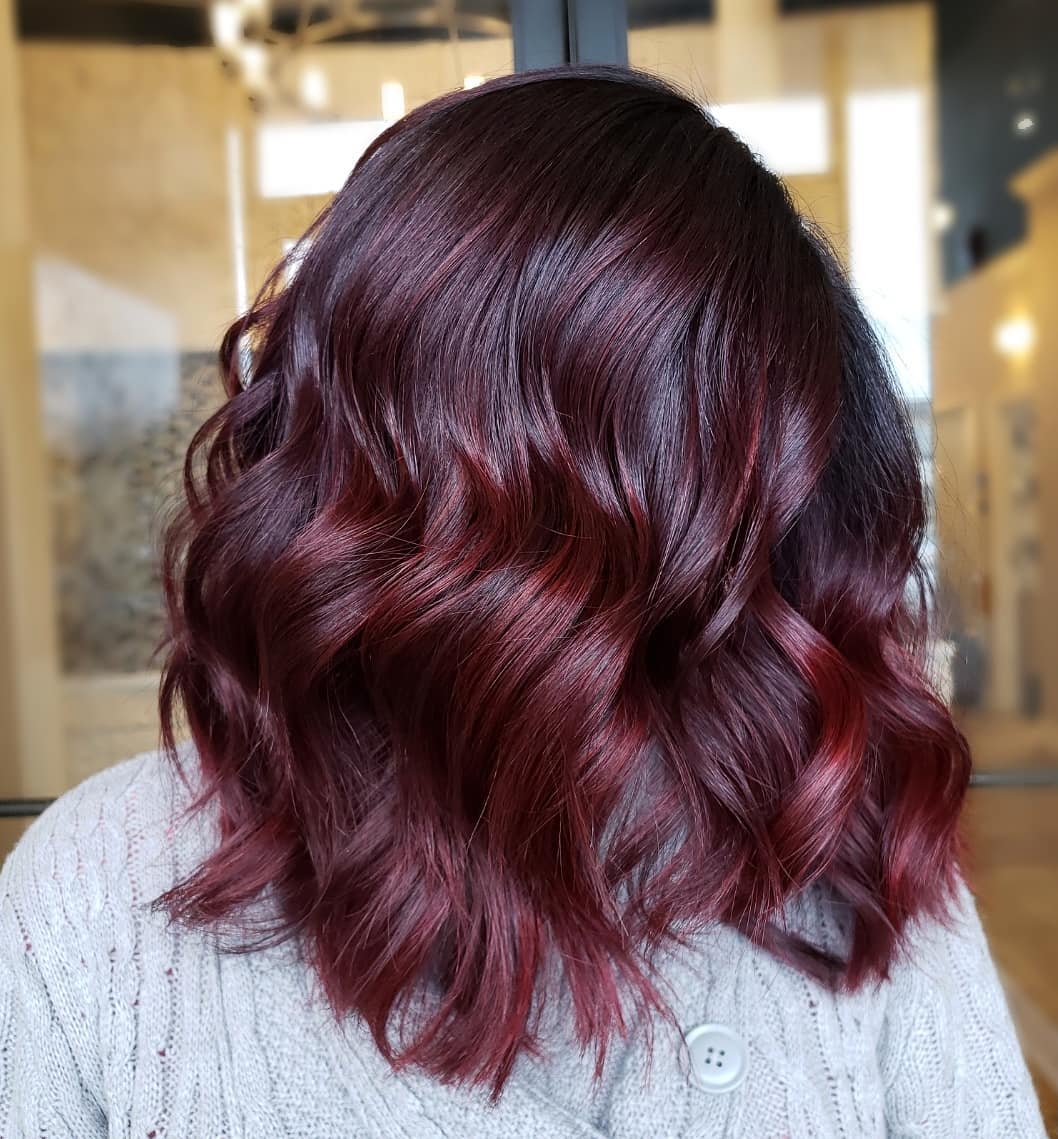 40 Stunning Burgundy Hair Colors To Bring To Your Colorist Atelier