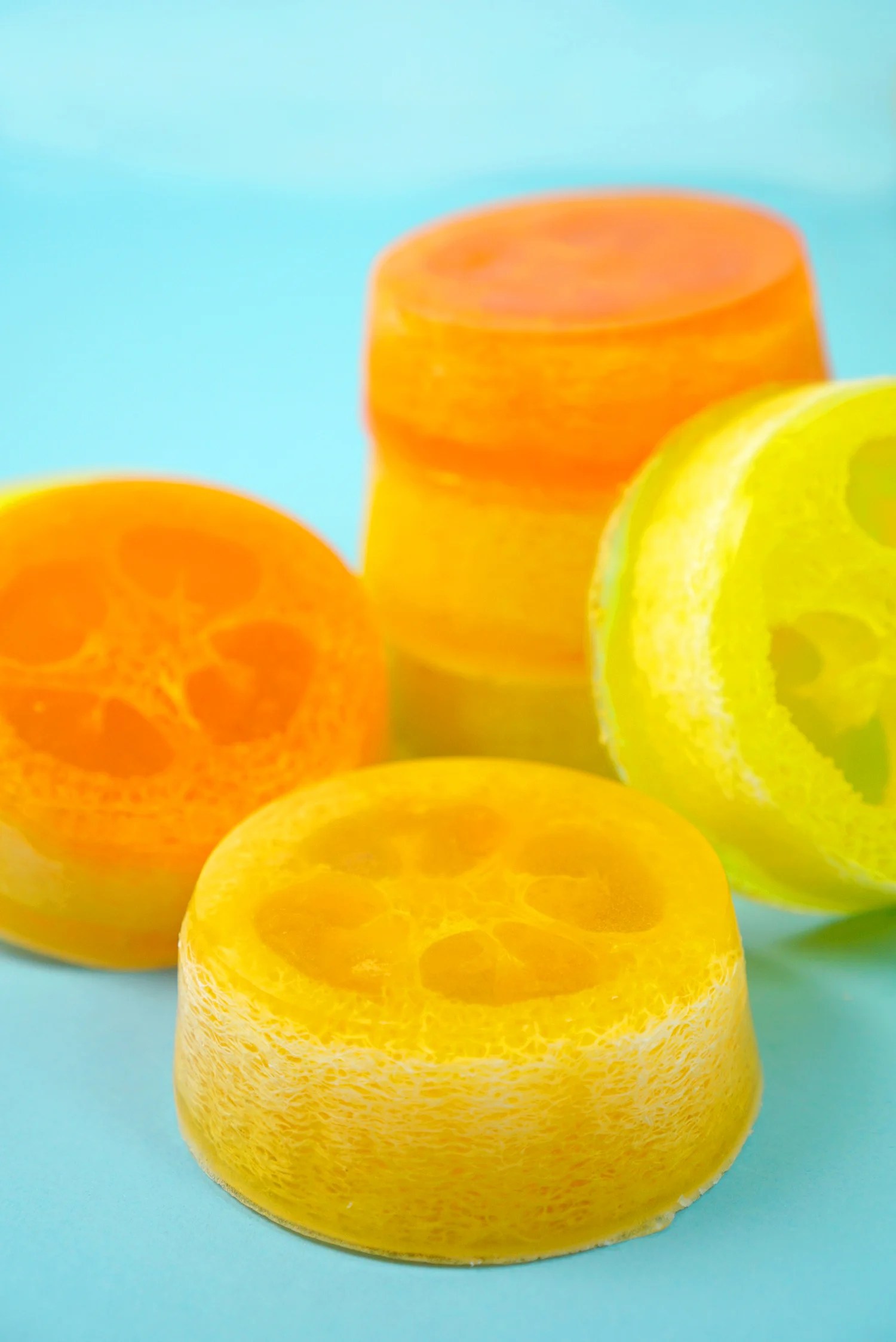 Citrus Loofah Soaps Happiness Is Homemade