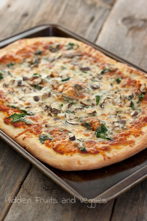 Truffled Mushroom Pizza Hidden Fruits And Veggies