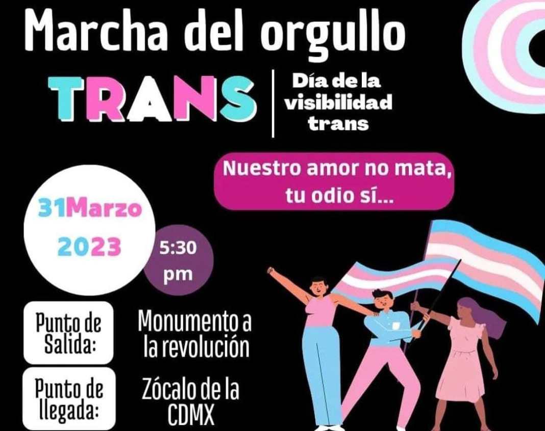 Cronograma De Marcha Del Orgullo Trans 2023 En Cdmx Homosensual