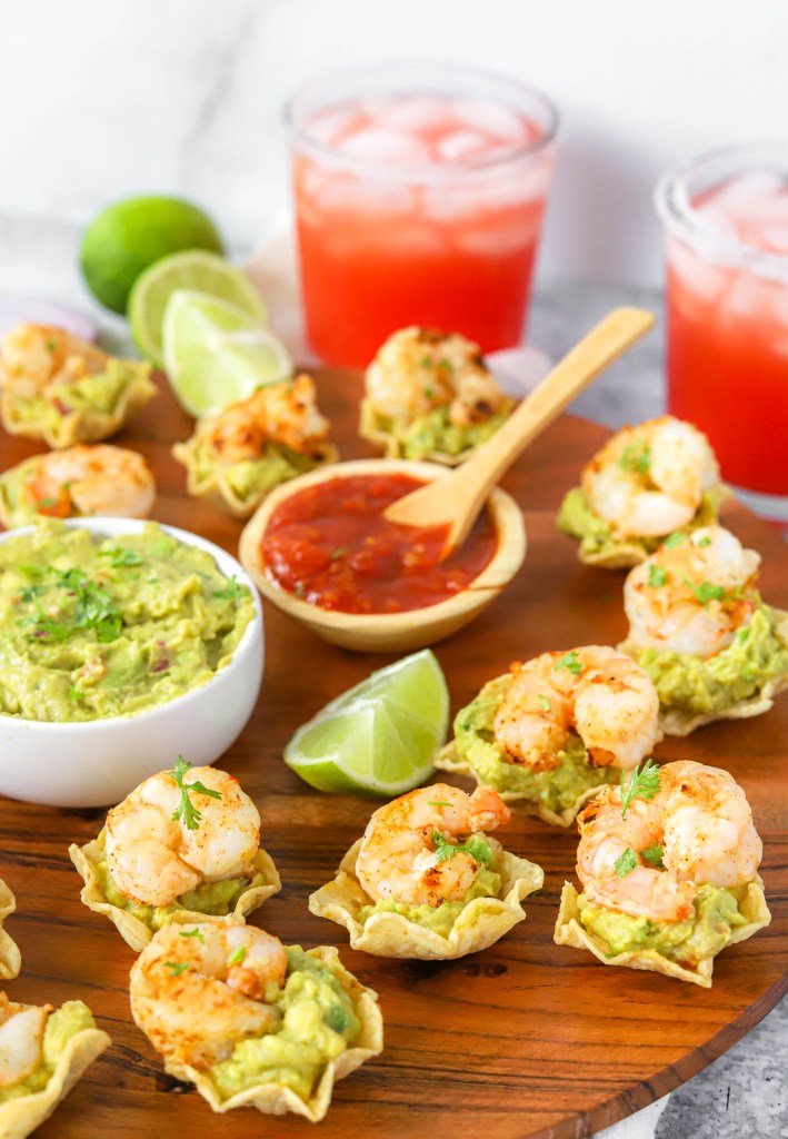 Easy Grilled Shrimp Guacamole Bites Honest Grub Honest Foodie