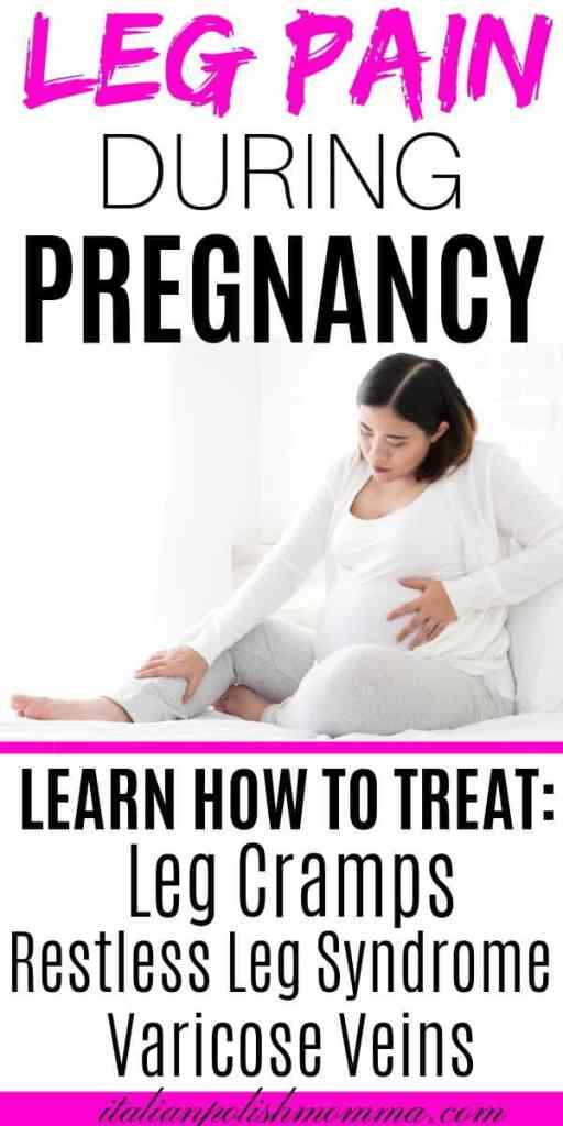 How To Treat Leg Pain During Pregnancy