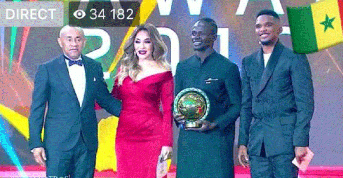 Confédération Africaine De Football Caf Sadio Mané Sacré Ballon D