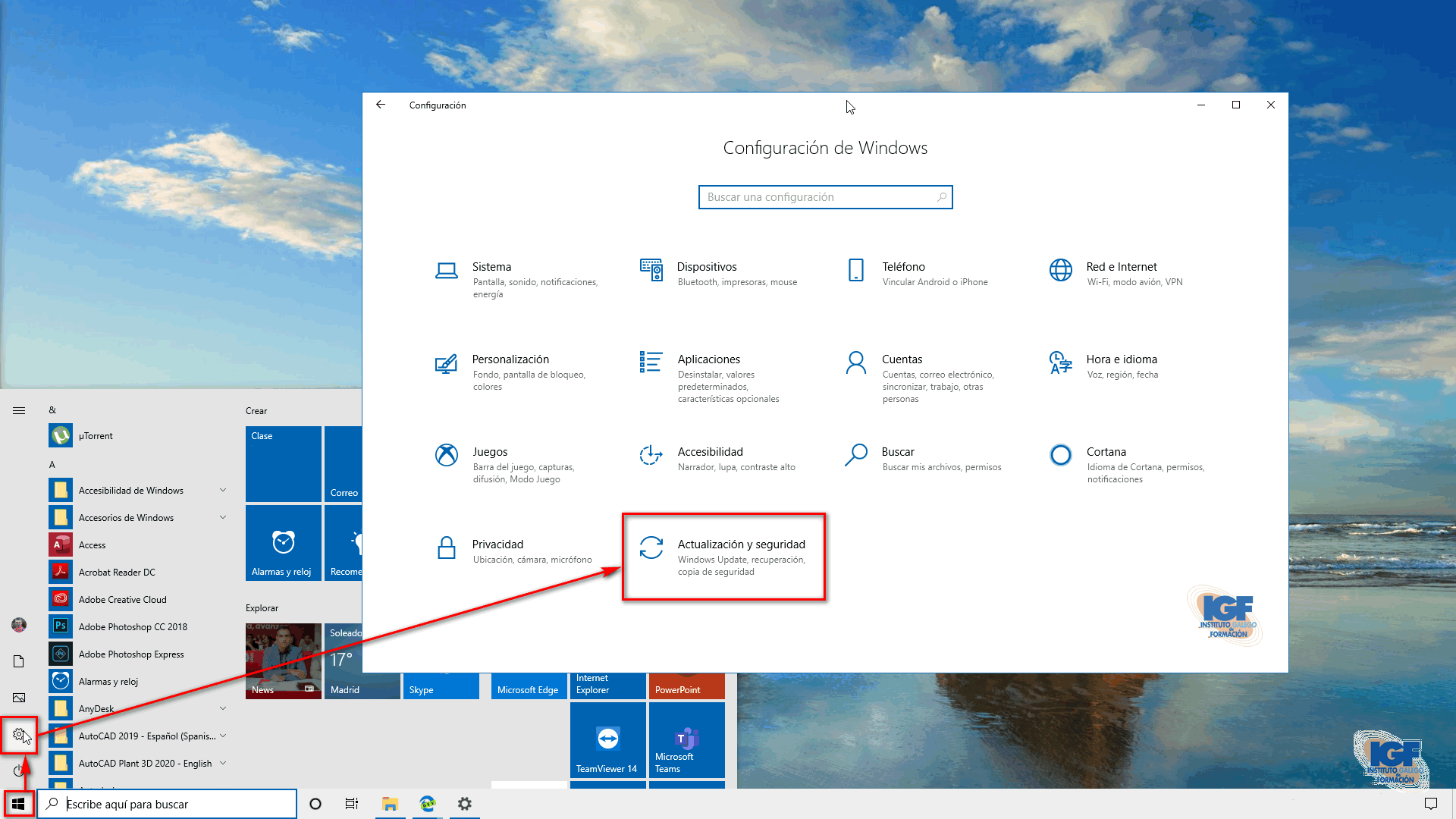 Configurar Las Actualizaciones De Windows 10 Igf Instituto Galego