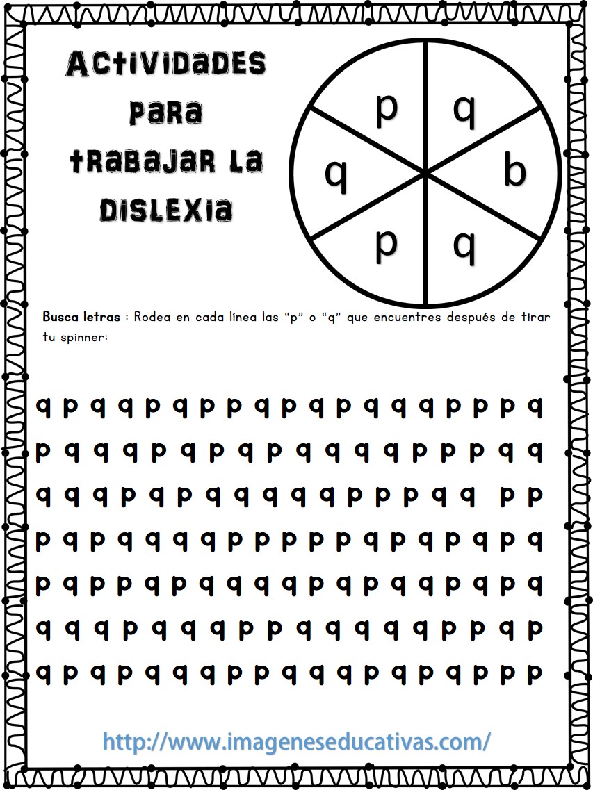 Actividades Para Trabajar La Dislexia 3 Imagenes Educativas