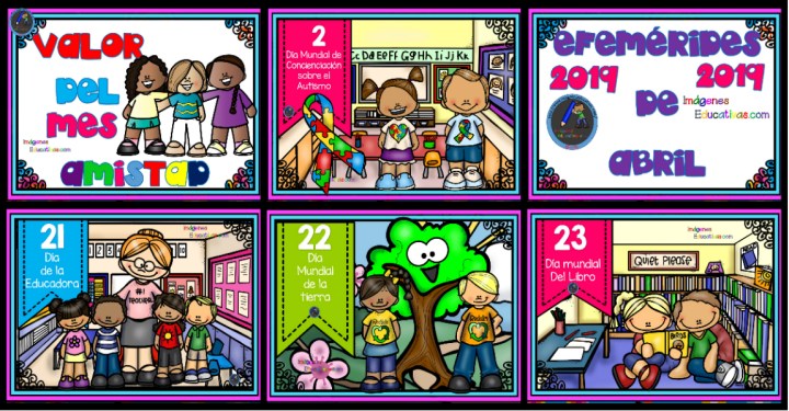 Efemérides De Abril Nuevos Diseños 2019 Imagenes Educativas