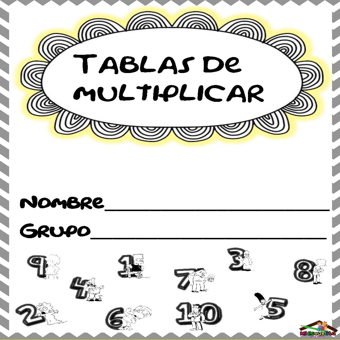 Cuaderno Tablas De Multiplicar Con Ejercicios Imagenes Educativas