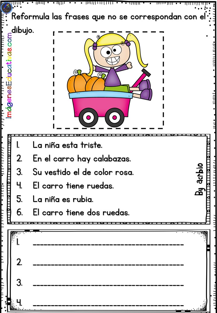 ComprensiÓn Lectora Para Infantil Y Primer Grado Imagenes Educativas