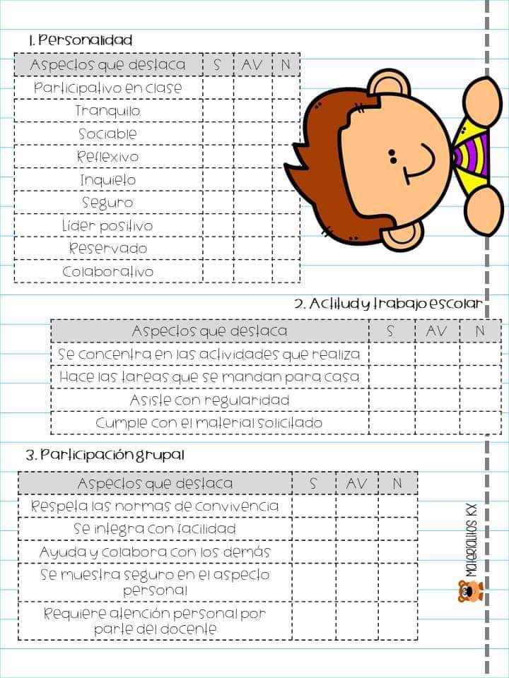 Fichas Descriptivas De Alumnoa Y De Grupo Imagenes Educativas