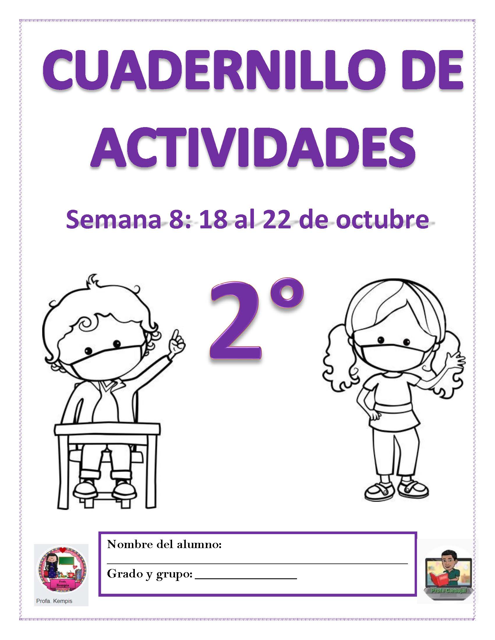 2º Cuadernillo De Actividades Y Reforzamiento Semana 8página01