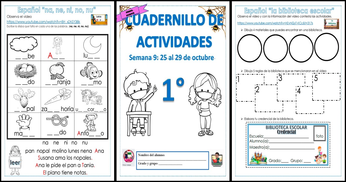 Cuadernillo De Actividades Y Reforzamiento Semana 9 Portada 6