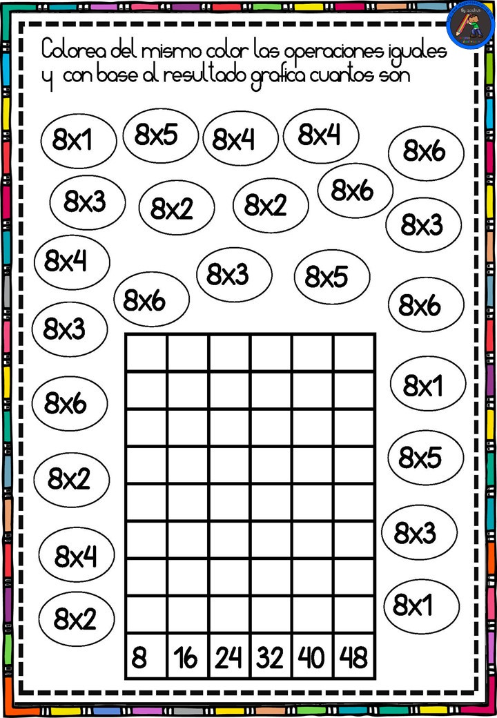 Tablas De Multiplicar Ejercicios 72 Imagenes Educativas