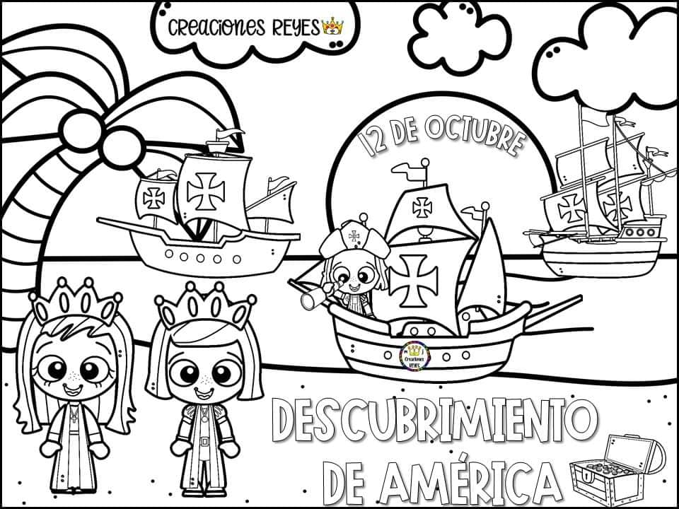 Descubrimiento De AmÉrica Cristobal ColÓn 3 Imagenes Educativas