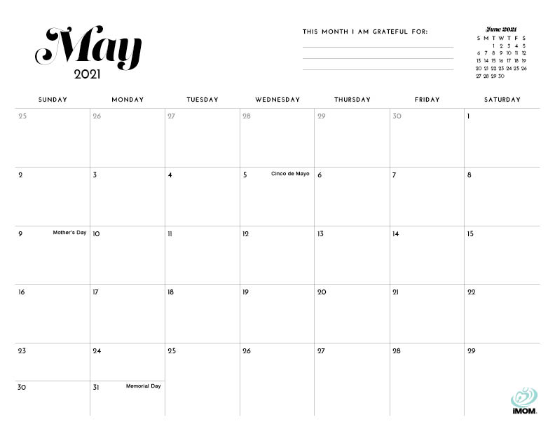 2021 And 2022 Whimsical Printable Calendars For Moms 2020 And 2021