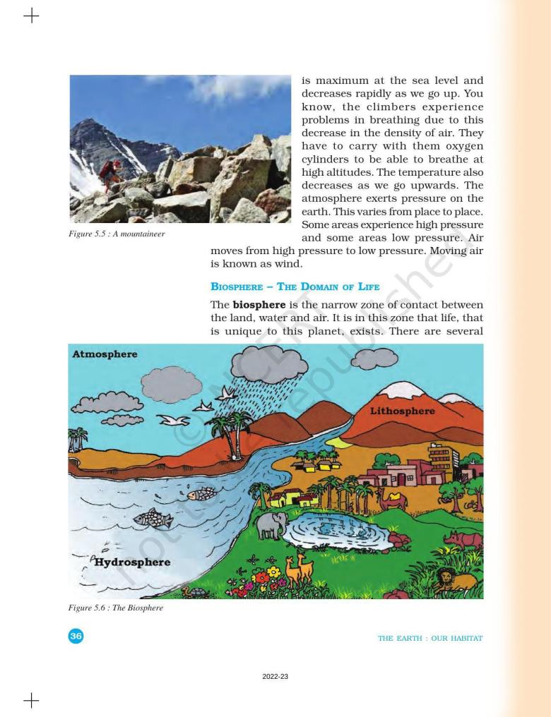 Ncert Book For Class 6 Social Sciencegeography Chapter 5 Major