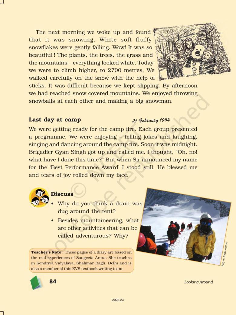 Ncert Book For Class 5 Evs Chapter 9 Up You Go Indcareer Schools