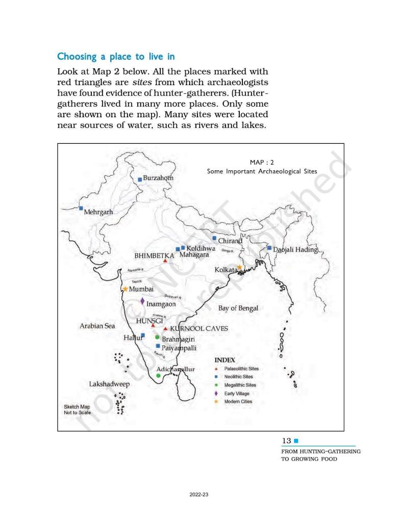 Ncert Book For Class 6 Social Sciencehistory Chapter 2 On The Trail