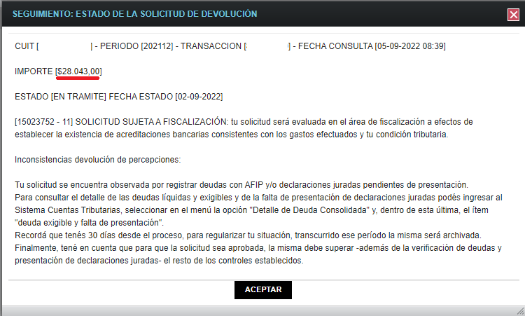 Cambios En La Devolución De Percepciones Afip Del 35 Del 2021 De En