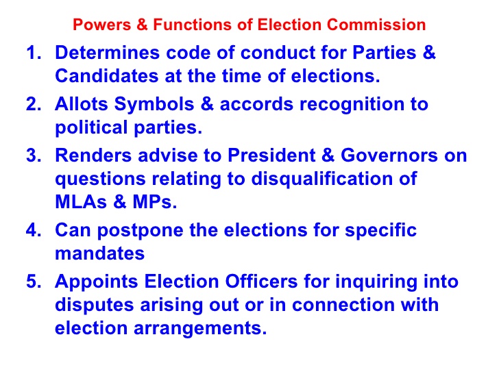 Election Commission Insightsias