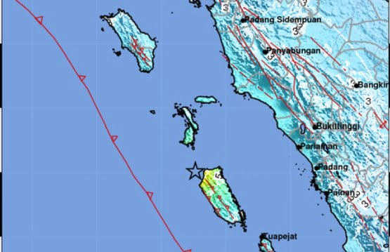 Gempabumi M 64 Guncang Kepulauan Mentawai Sejumlah Bangunan Di