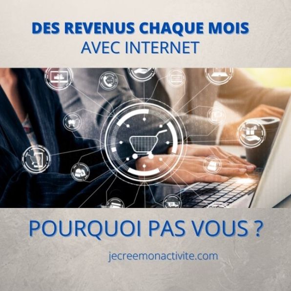 Des Revenus Chaque Mois Avec Internet Je Cree Mon Activite