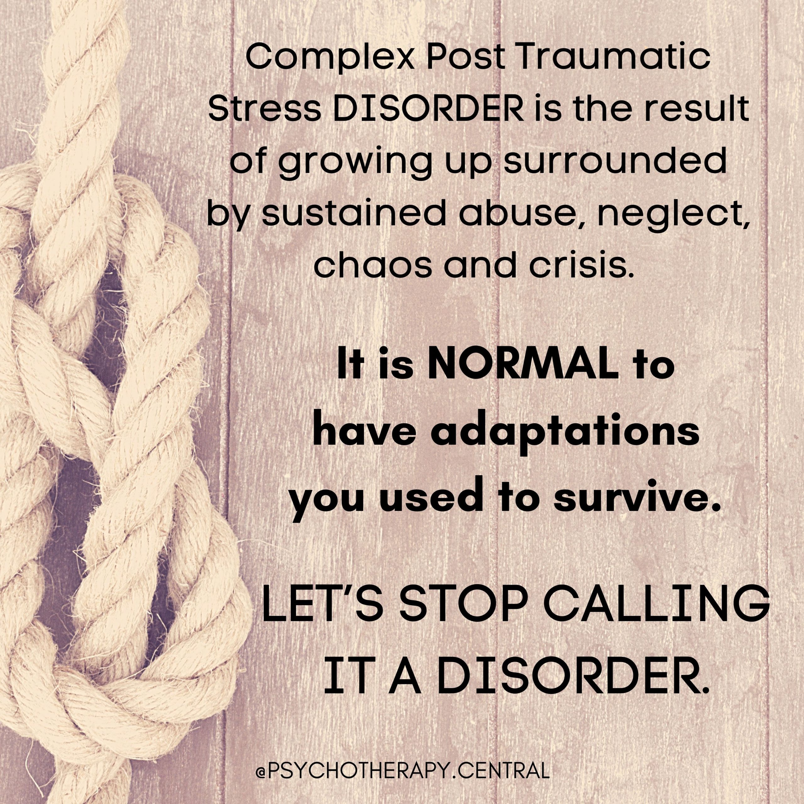 Complex Post Traumatic Stress Disorder Ptsd