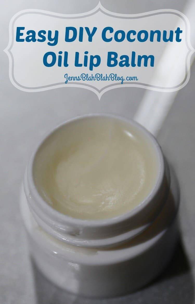 Super Easy Diy Coconut Oil Lip Balm