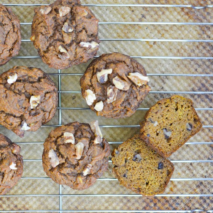 Pumpkin Chia Seed Muffins Flying On Jess Fuel