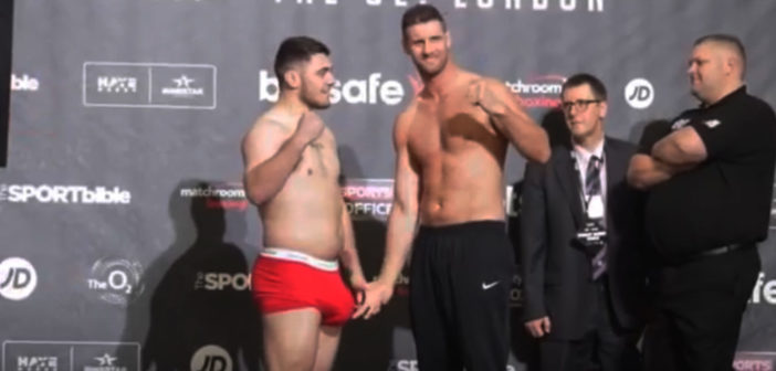 Video Boxer David Allens Huge Bulge Wows His Opponent And Reporters