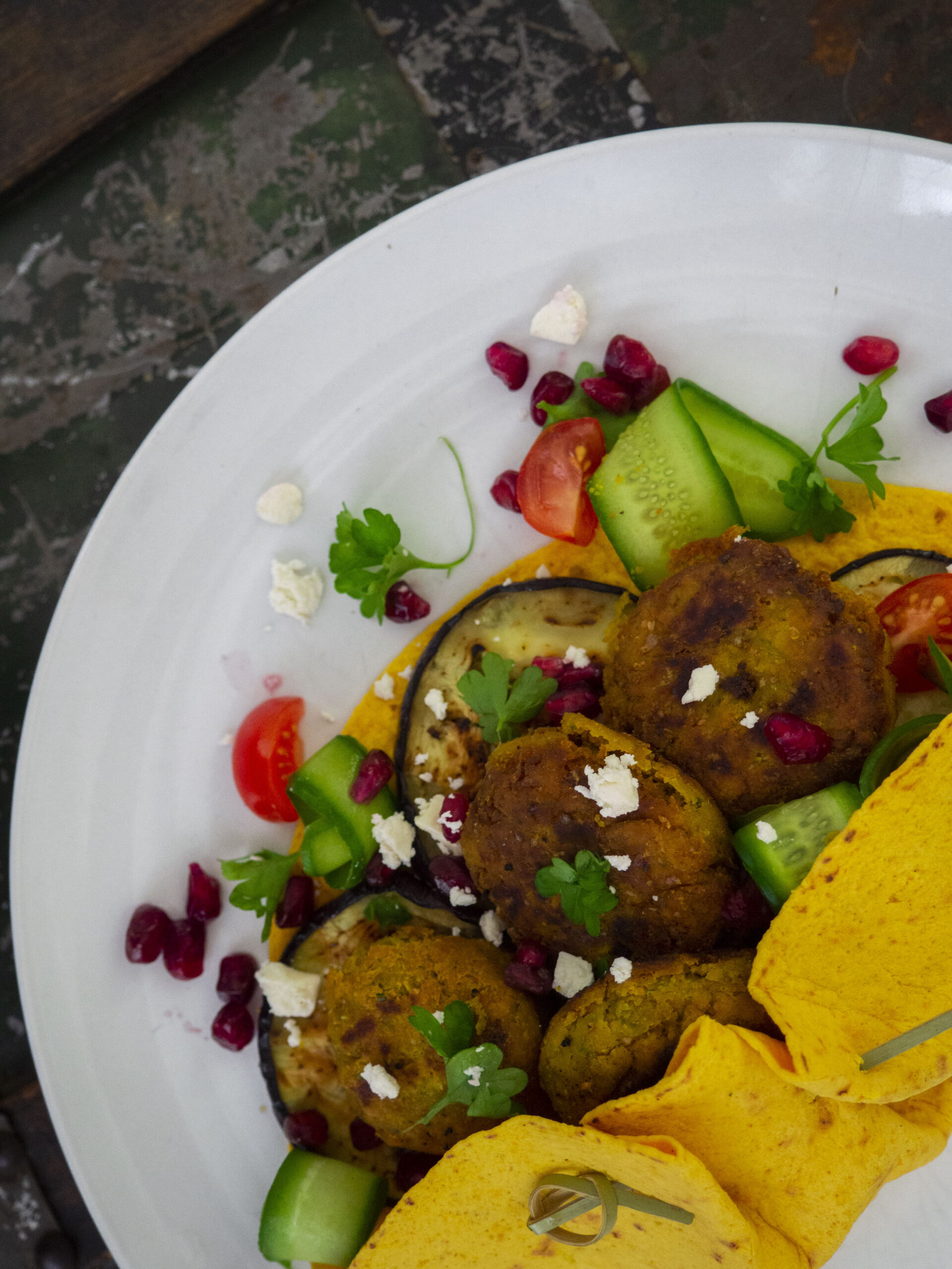 Deze Falafel Wrap Met Gegrilde Aubergine En Feta Moet Je Echt Eens Maken