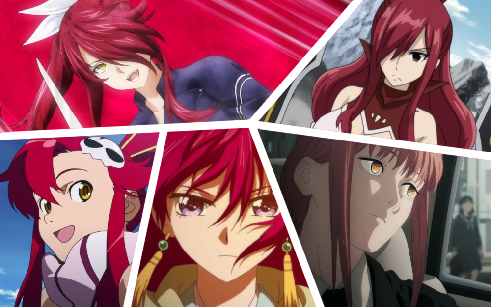 20 Karakter Anime Cewek Rambut Merah