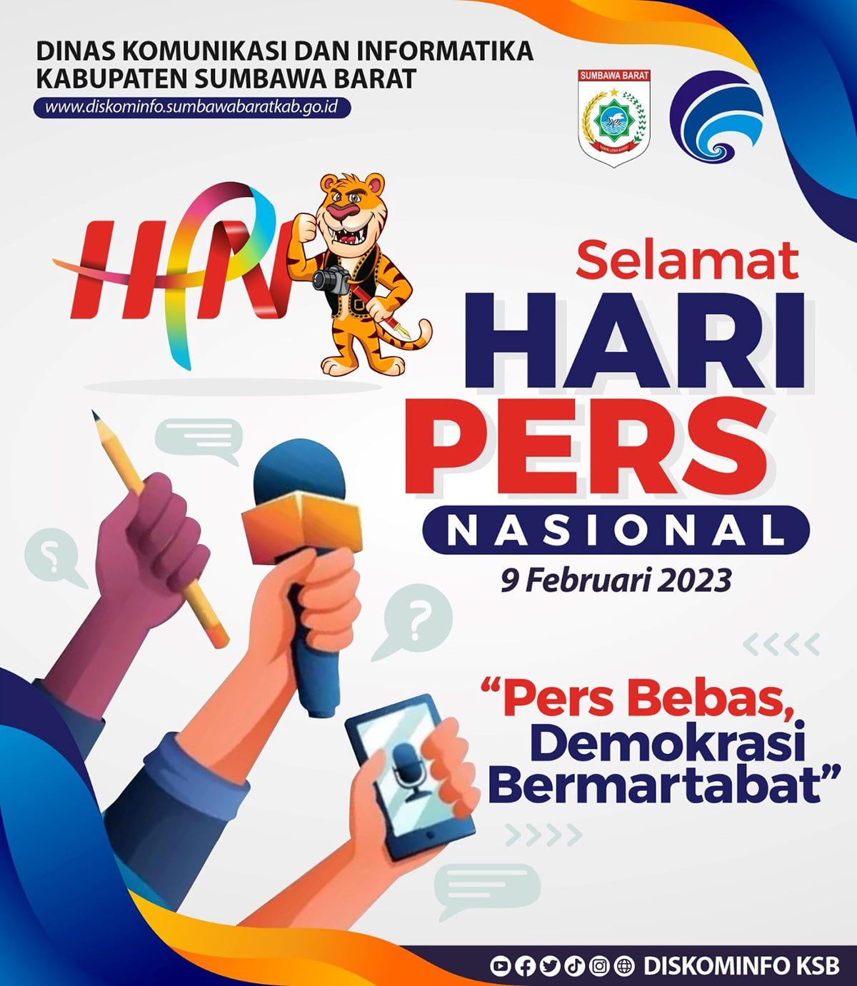 Selamat Hari Pers Nasional Pers Bebas Demokrasi Bermartabat