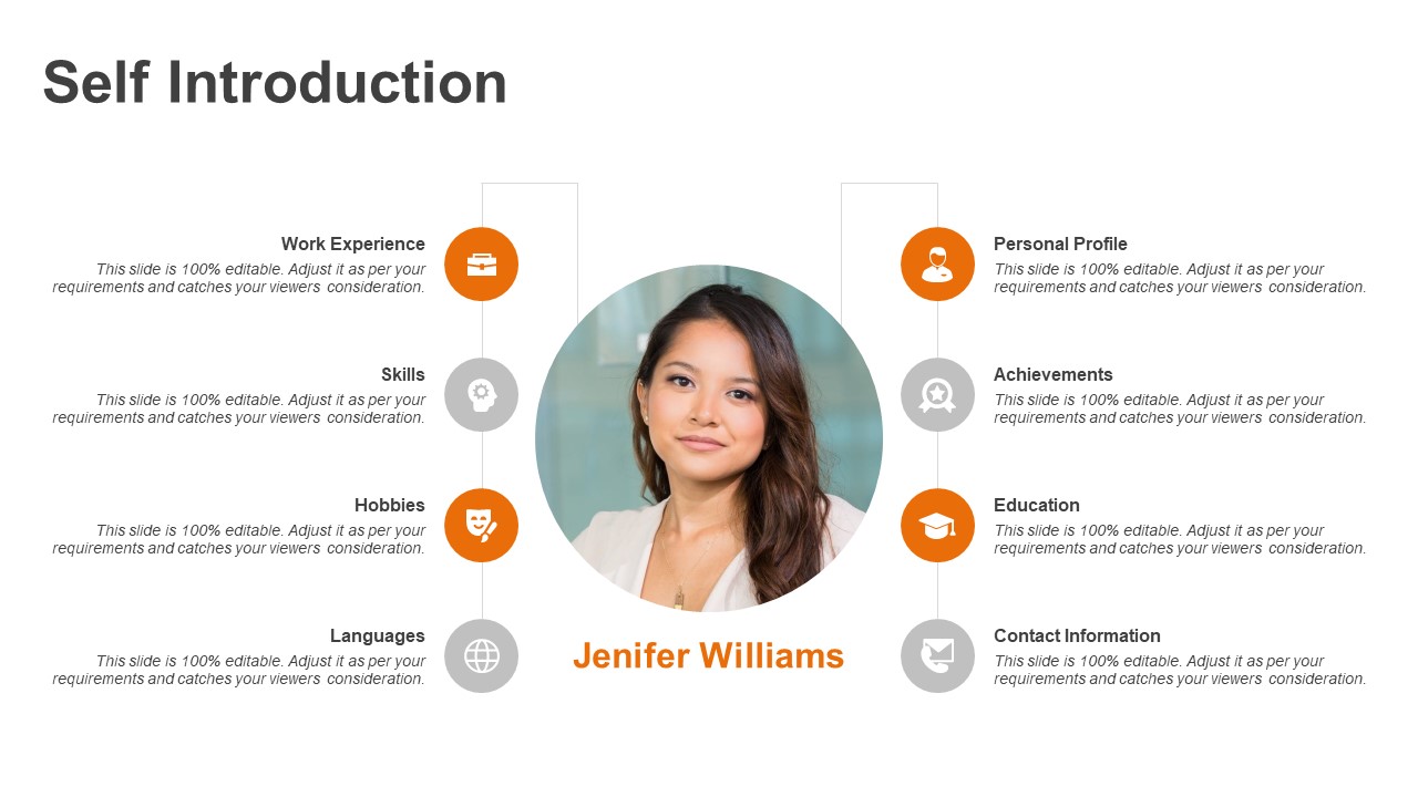 Self Introduction Powerpoint Templates