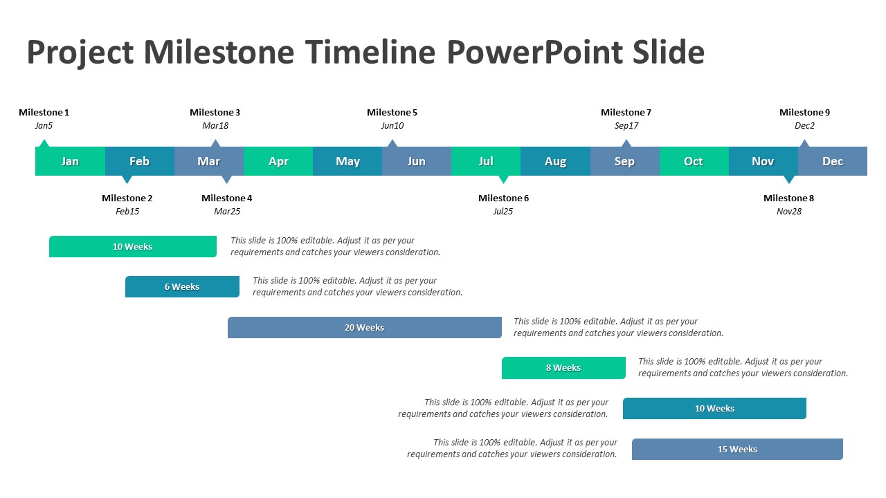 Powerpoint Template Timeline With Milestones Printable Word Searches