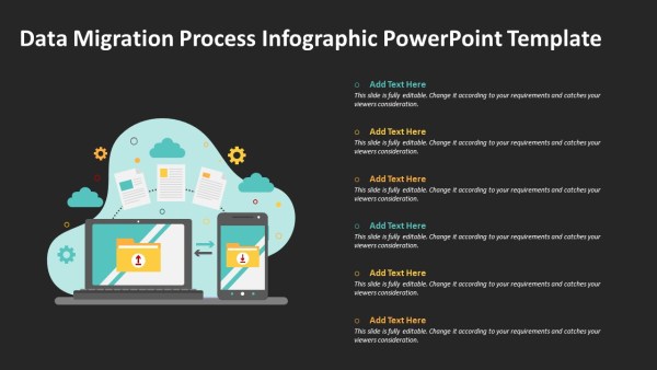 Data Migration Process Infographic Powerpoint Template Ppt Templates