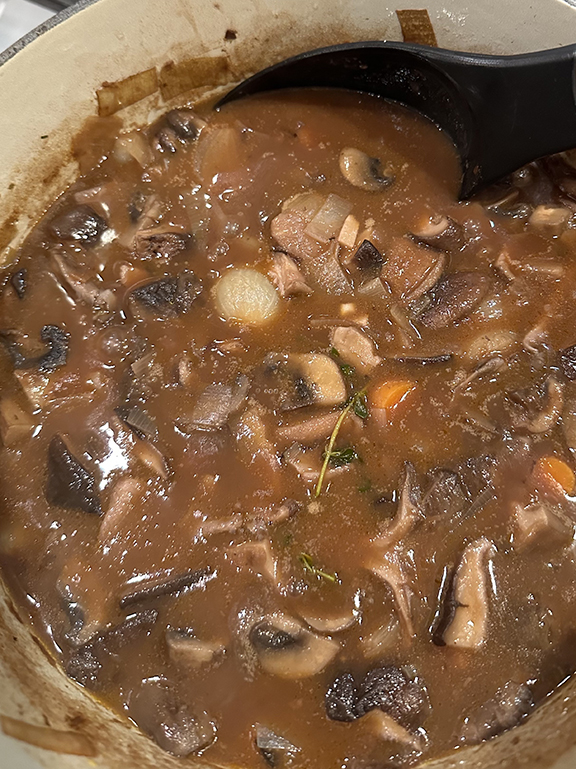 Mushroom Bourguignon Vegan Laura K Curtis