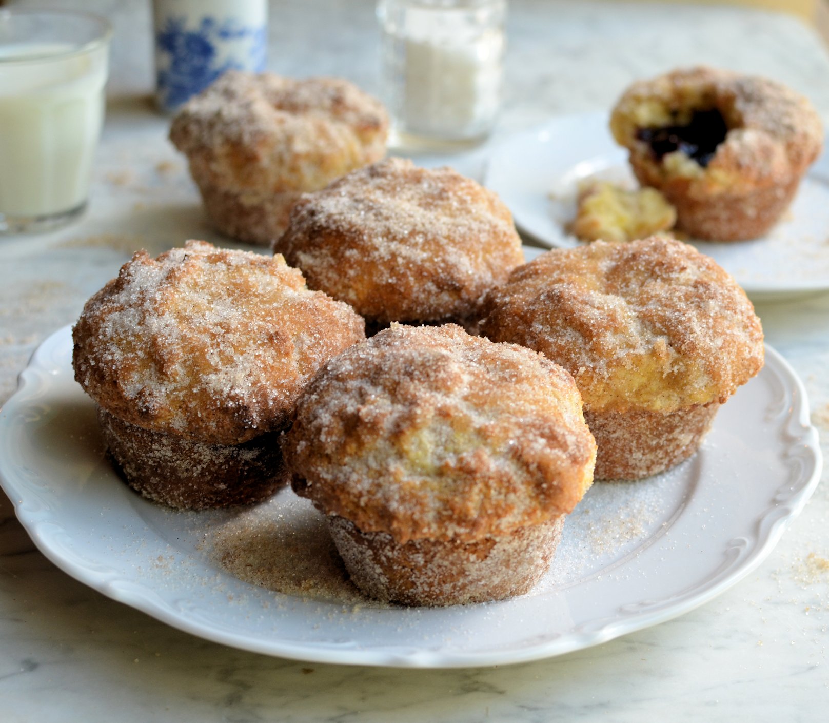 Baked Jam Doughnut Muffins For The Secret Recipe Club