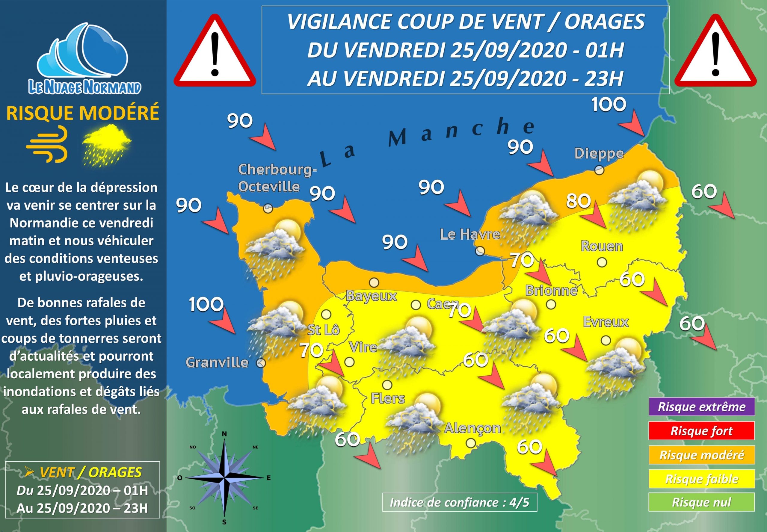 Vigilance Meteo 25092020 Le Nuage Normand