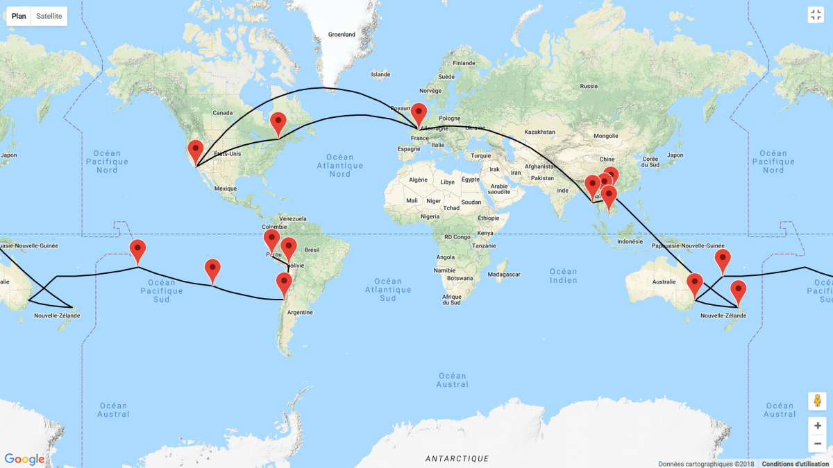 Notre Tour Du Monde D1 An Préparatifs Itinéraire Budget Les