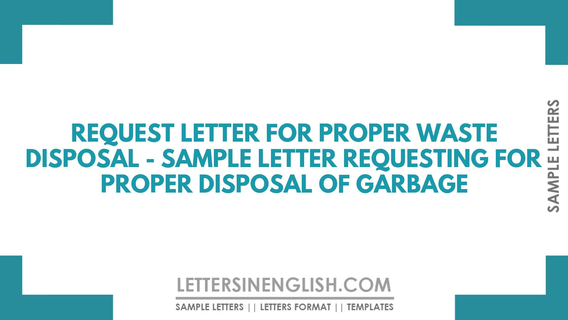 Request Letter For Disposal Of Items Sample Letter Requesting To