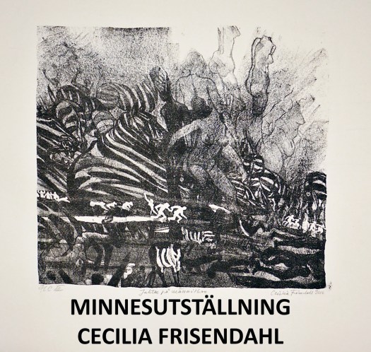 Minnesutställning Cecilia Frisendahl Litografiska Museet