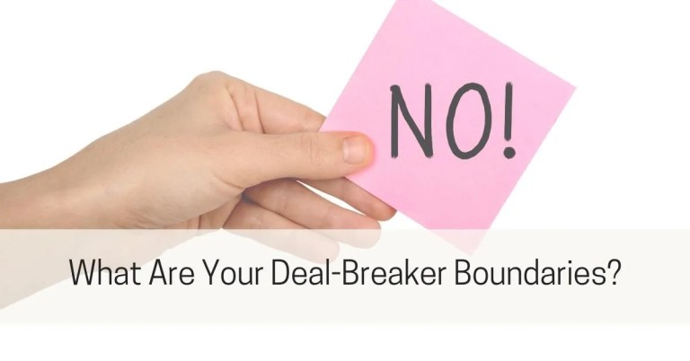 Deal Breaker Boundaries Live Well With Sharon Martin